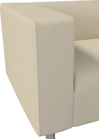 Potah na pohovku IKEA  Klippan 2-místná barva béžová látka pletený vzor