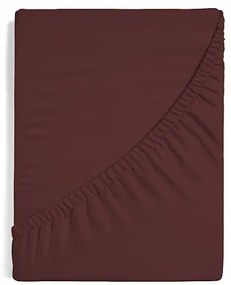 Matějovský napínací prostěradlo jersey Tmavě hnědé na matraci: 90/100 x 200 cm