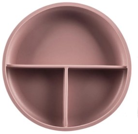 Zopa Silikonový dělený talířek s přísavkou Old Pink
