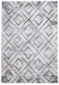 Ayyildiz, Kusový koberec Naxos 3811 bronze, 140x200, šedá, kancelář