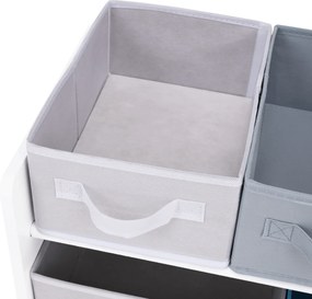 Organizér / regál na hračky, vícebarevná / vzor, DARLING TYP 2