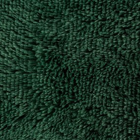CHLUPATÁ DEKA TIFANY1 170X210 CM TMAVĚZELENÁ