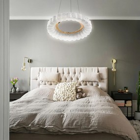 Toolight Toolight, LED stropní svítidlo 40cm, 24W, 4000K, 2500lm, MS018-CP, růžové zlato, OSW-09630