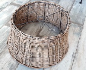 Ratanové veliké stínidlo závěsné - 56*29 cm / E27