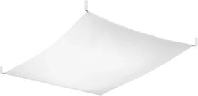 Stropní svítidlo SOLLUX Luna 3 G13 6x9W bez zdroje tkanina bílá SL.0739