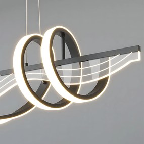 Toolight Závěsné LED osvětlení E3 LHJ041-CP 100 cm černé