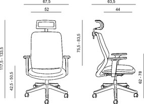 Antares Kancelářská židle SONIA X