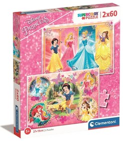 071333 Dětské puzzle - Disney Princess II. - Sada 2x60ks