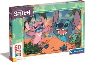 Clementoni PUZZLE Stitch MAXI / 60 dílků / od 4 let