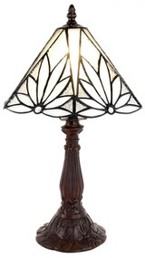 Nástěnná lampa Tiffany White, Brown 20*34 cm E14/max 1*25W – 20x34 cm