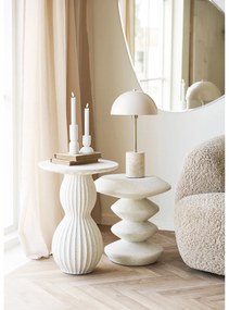 House Nordic Odkládací stolek BLACKBURN bílý ø36 cm