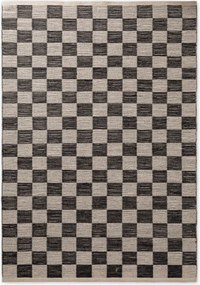 Hanse Home, Kusový koberec Handloom 106333 Rex White Black, 160x230, černobílá, chodba / předsíň