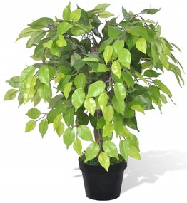 Umělý trpasličí fíkus (fíkovník) v květináči 60 cm 241358
