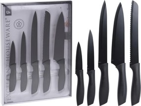 BLACK - sada kuchyňských nožů 5ks