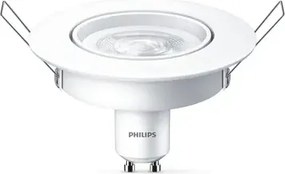 Philips Frame LED 1x3W bílá / LED podhledové svítidlo GU10 / 250lm / 2