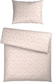 XXXLutz POVLEČENÍ satén barvy stříbra, pink 140/200 cm Esposa - Povlečení - 005397070102