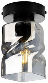 Stropní svítidlo NIKI, 1x skleněné stínítko (výběr ze 3 barev)