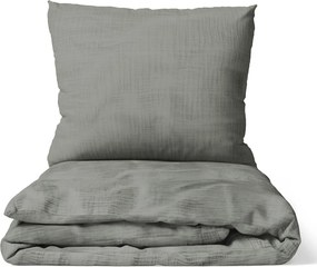 Mušelínové povlečení Grey Velikost: 140 x 200 + 70 x 90