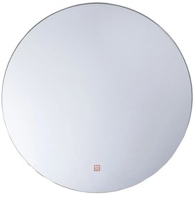Koupelnové zrcadlo s LED osvětlením kulaté ø 60 cm CALLAC Beliani