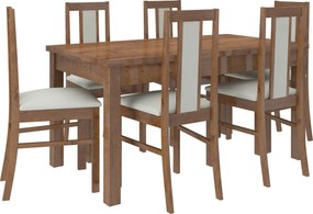 ADRK Furniture Sada stolu s židlemi RODOS 52 SE-ROD-52 L-B085