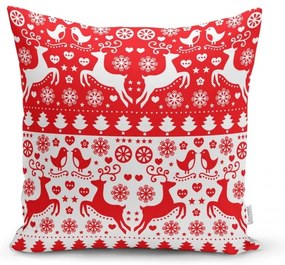 Sada 4 vánočních povlaků na polštář a běhounu na stůl Minimalist Cushion Covers Christmas