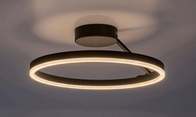 Rabalux Černé stropní LED svítidlo Isaure 400mm 24W CCT 71302