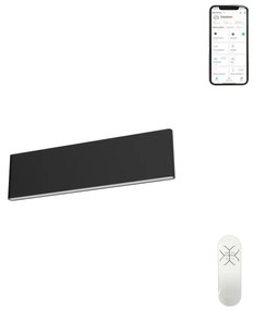 Immax NEO LISTON Smart nástěnné svítidlo 29cm 8W černé Zigbee 3.0