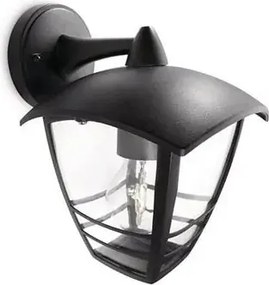 Philips Creek 60W s vrchním ramenem černá  / venkovní svítidlo / bez z