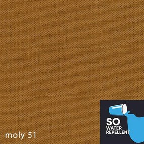 Sedací souprava KORFU | FUNKČNÍ LÁTKA | pravá | rozkládací + úložný prostor | okrová 51 | AKCE