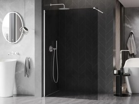 Mexen, Mexen Kioto-X sprchová stěna 60 x 200 cm, grafit 10 mm, bílá - 800-060-101-20-40-X