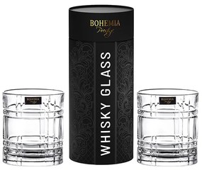 BOHEMIA PRESTIGE SEMPRÉ SKLENICE NA WHISKY V TUBĚ 340 ML SADA 2KS