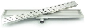 BPS-koupelny Sprchový odtokový žlab DL01 CLASSIC G2 HYD-2650 90 cm, satén
