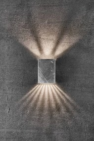 NOR 2019041031 Venkovní nástěnné svítidlo Fold 10 2x3,5W LED galvanizovaná ocel čirá - NORDLUX