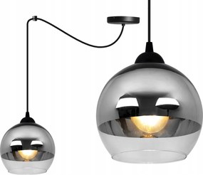 Závěsné Stropní Svítidlo Lustr Jednoduchý Elegantní Pavouk Koule Chrom Led