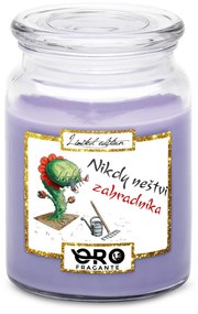 Svíčka Nikdy neštvi zahradníka (Vůně svíčky: Levandule)