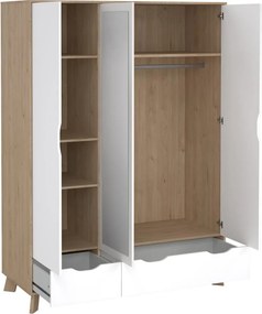 FALCO Šatní skříň Iker 709 jackson hickory/bílá