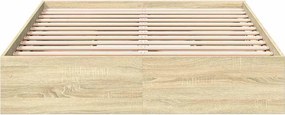 Rám postele se zásuvkami dub sonoma 140x190 cm kompozitní dřevo 3280687