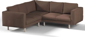 Potah na pohovku IKEA Norsborg rohová 4-místná barva hnědá látka pletený vzor