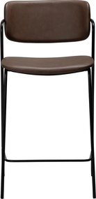 Hnědá barová židle (výška sedáku 67,5 cm) Zed – DAN-FORM Denmark