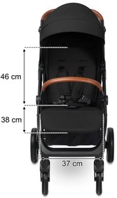 CARETERO Sportovní kočárek Elma Black