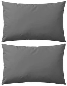 Venkovní polštářky 2 ks 60x40 cm šedé 132304