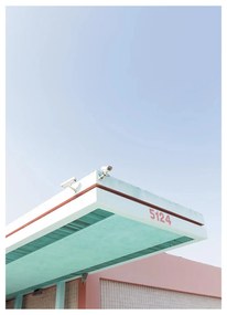 Paper Collective designové moderní obrazy Los Angeles is Pink 01 (100 x 140 cm)