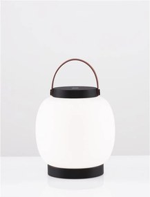 NV 9002876 Venkovní stolní lampa JIGRA černý hliník a akryl LED 2W 3000K 3,7V 306st. IP54 vypínač na těle / USB kabel - NOVA LUCE