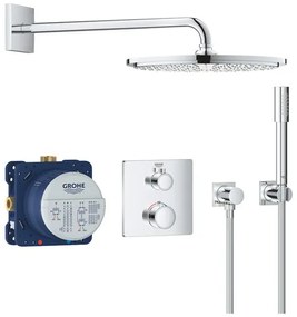 Grohe Grotherm Sprchový systém s podomítkovou baterií, chrom 34730000