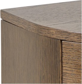 Noční stolek v dekoru dubu v tmavě přírodní barvě Paron – Actona