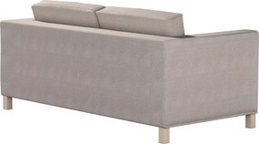 Potah na pohovku IKEA  Karlanda rozkládací, krátký barva béžová látka pletený vzor