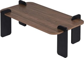 Hnědý konferenční stolek 60x120 cm Renard – Nordure