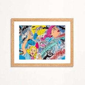 Vendula Veselá | Wona Wena Vendula Veselá | Nightmare Rám: Bílý, Velikost: 40 x 60 cm