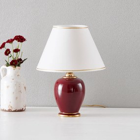 COLARZ Bordeaux – půvabná stolní lampa, 34 cm