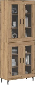 Vysoký bufet 2 ks Artisanový dub 69,5 x 34 x 180 cm 3403181